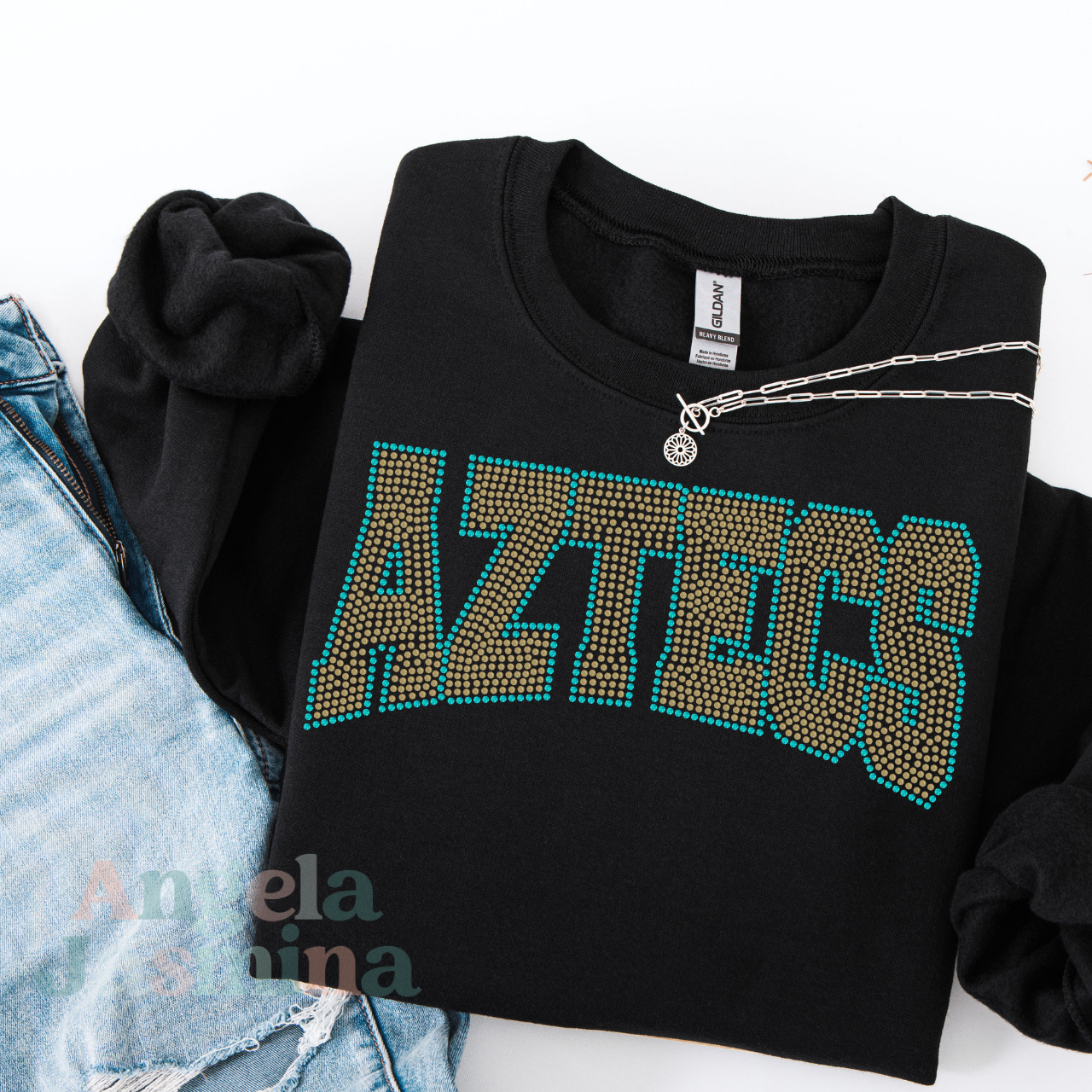 AZTECS Curve SPANGLE Transfer – Angela Jasmina